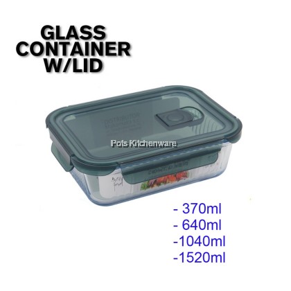 Glass Square Rectangular Heat Resistant Cold Resistant Container With ...