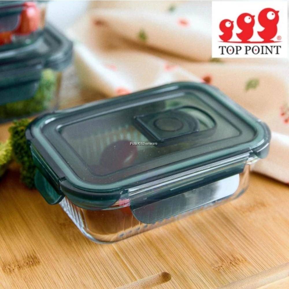 Glass Square Rectangular Heat Resistant Cold Resistant Container With ...