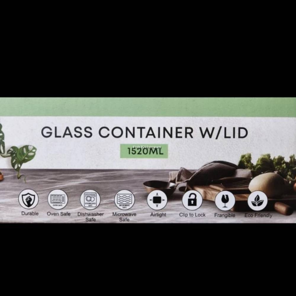 Glass Square Rectangular Heat Resistant Cold Resistant Container With ...